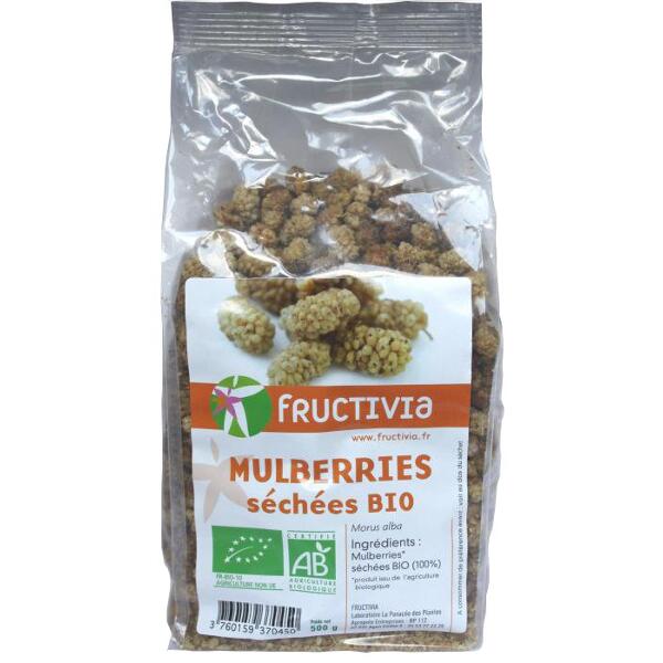MULBERRY BIO BLANCHES - MORUS ALBA - SACHET DE 500 G