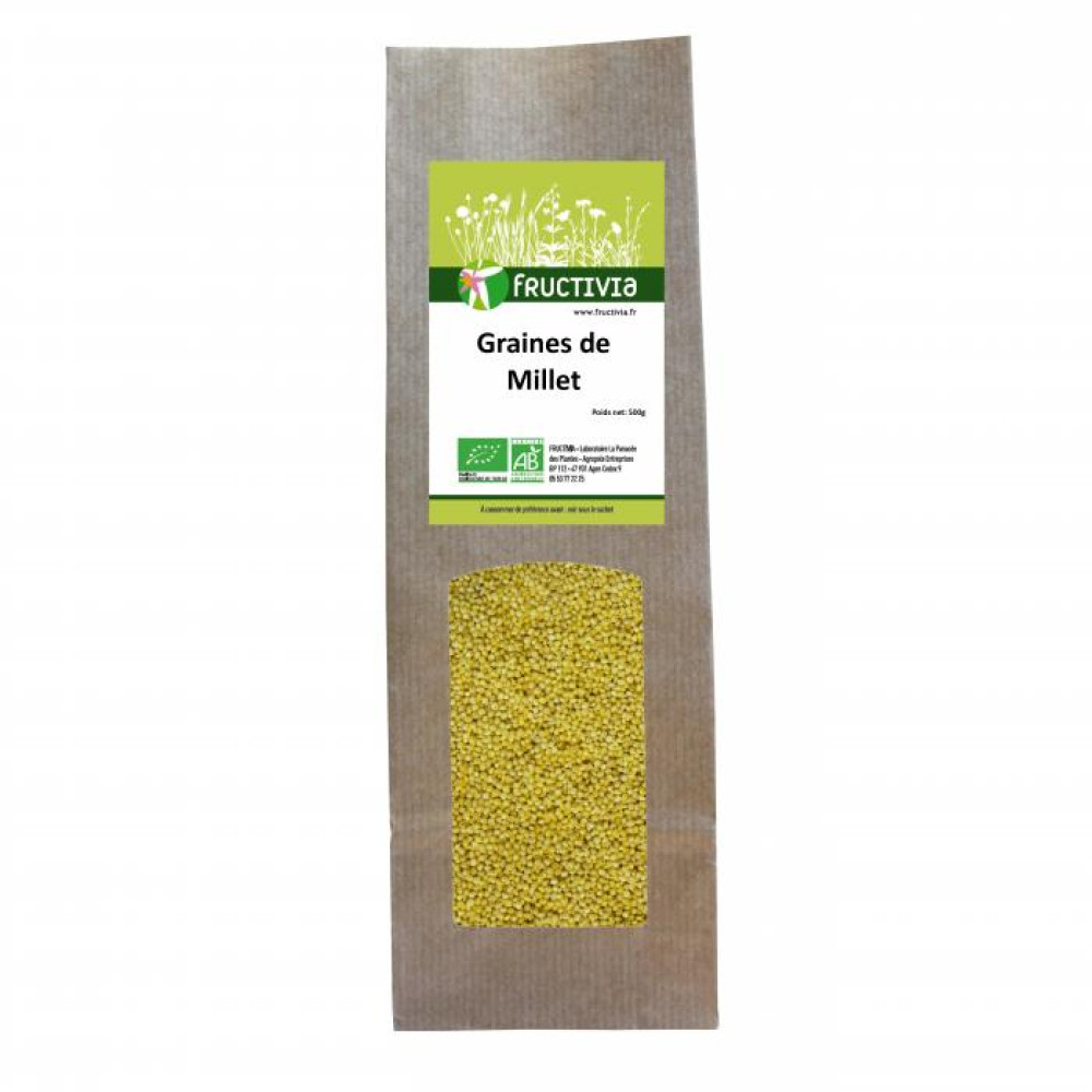 Graines de millet bio* 500g