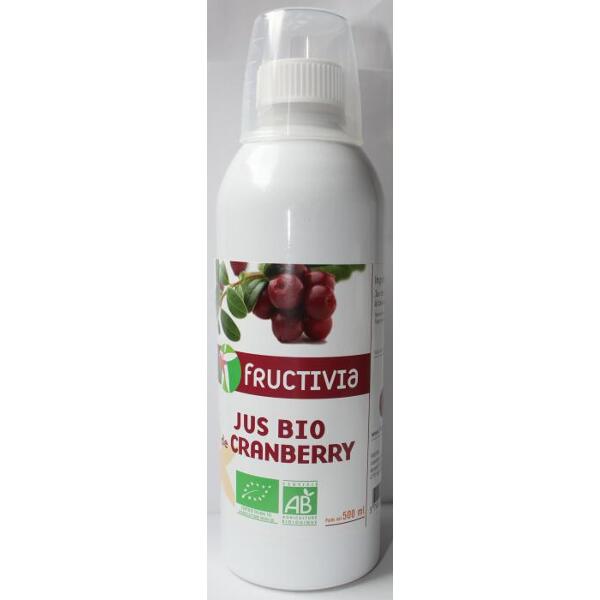 JUS DE CRANBERRY BIO - JUS DE CANNEBERGE BIO - 500 ML